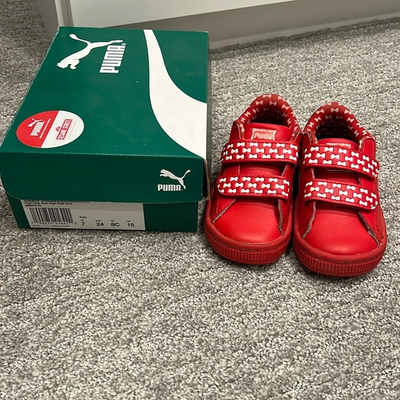 Puma | Shoes | Sesame Street Elmo Kids Puma Tennis Shoes | Poshmark